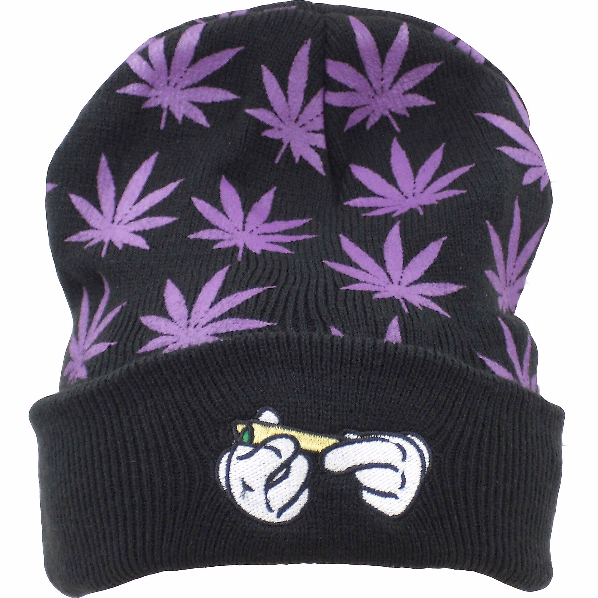 UTALY Weed Marijuana Beanies-Hat Rolling-Up Skully Cap (Style 02)