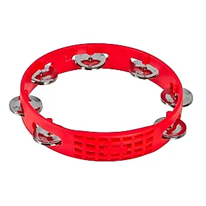 Latin Percussion LPA181 8 Inch Tambourine Red