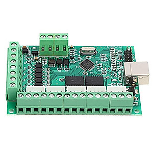 Davitu Motor Driver - DC 12-24V CNC Driver Board USB 100Khz Branch 5 Axle Port Driver Motion Control Card