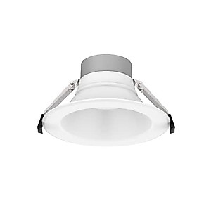 E2 Lighting Commercial Downlight, 6 Inch LED Panel, 3 CCT Tunable, Wattage Tunable 8W/12W/16W, 3000K/4000K/5000K, 15W Emergency Battery Backup, 90 Mins, 4 Pack, AC 100-277V, Recessed Light
