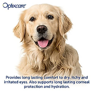 OptixCare Pet Eye Lube Plus + Hyaluron 20g for Dog Cat Horses