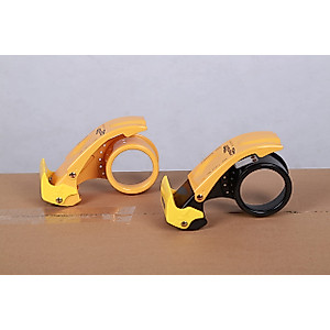 【Upgraded】PROSUN Blade Safety Pink Cover 2 Inch Professional Packing Tape Dispenser Packaging Metal Handheld Tape Gun Sealing Cutter TG11