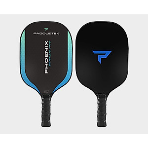 Paddletek Phoenix Genesis Pro - Professional Pickleball Paddles with Honeycomb Core – SRT Pro PolyCore & Fiberglass Epoxy Surface - High Tack Performance Grip – 7.8 oz to 8.2 oz – USAPA Approved
