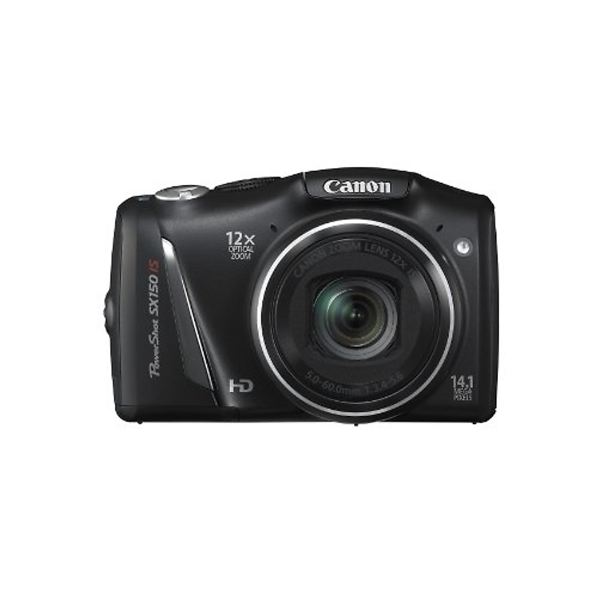 Canon PowerShot SX150 IS 14.1 MP Digital Camera with 12x Wide-Angle Optical Image Stabilized Zoom with 3.0-Inch LCD (Black) (OLD MODEL)