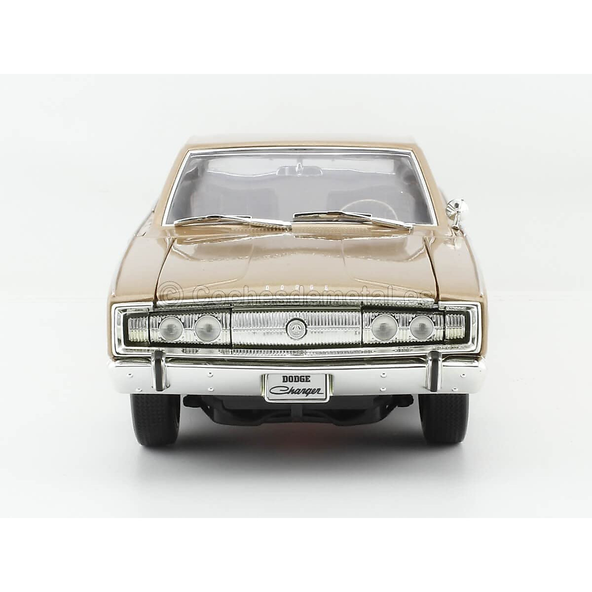 Road Signature 92638brnz 1-18 Scale 1966 Dodge Charger Bronze Metallic Diecast Model Car