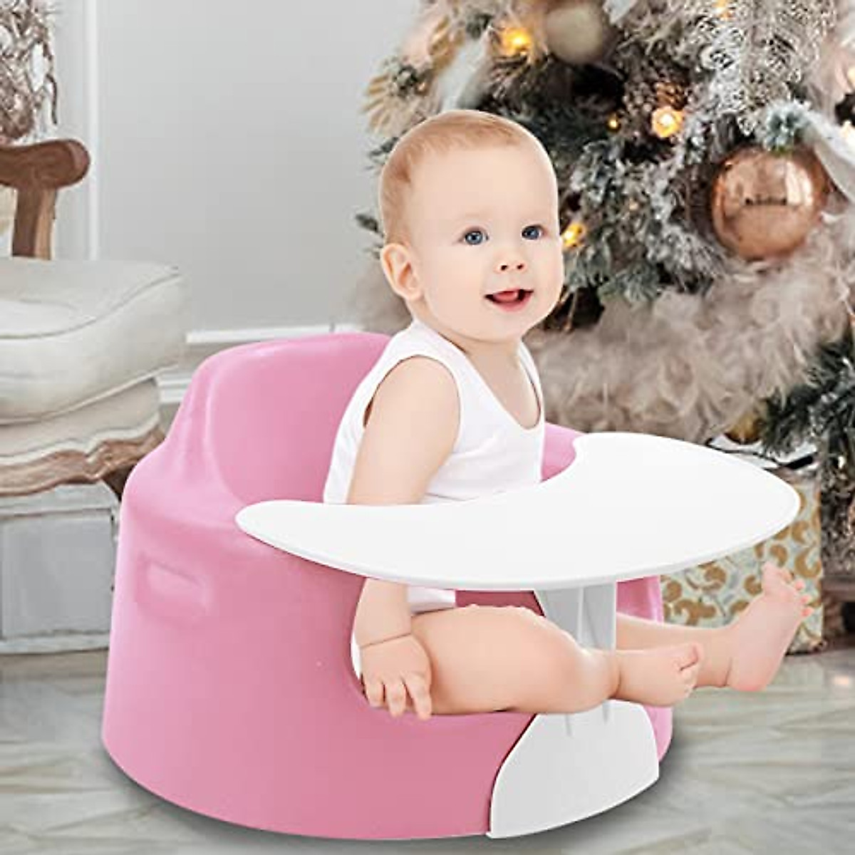 Tray Accessory Compatible with Bumbo Floor Seat for Baby, Baby Floor Seat Tray for Feeding and Play, Easy to Install and Remove Floor Seat Activity Tray Accessory for Booster Seat (1pcs)