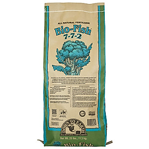 Down to Earth Organic Bio-Fish Fertilizer Mix 7-7-2, 25 lb