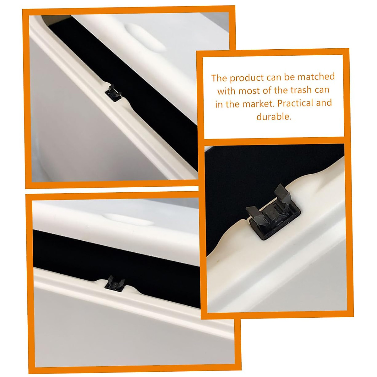 VILLFUL 20Pcs Locking Bin Press Lock Household Trash Can Clip Clips Clips Plastic Bin For Trash Can Buckle Trash Can Bin Button Trash Can Cover Home