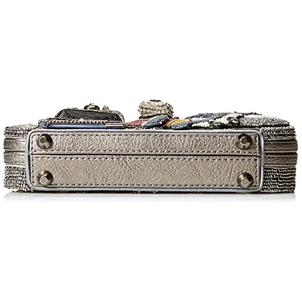 Mary Frances womens Mile High Top Handle Bag, Grey, One Size US