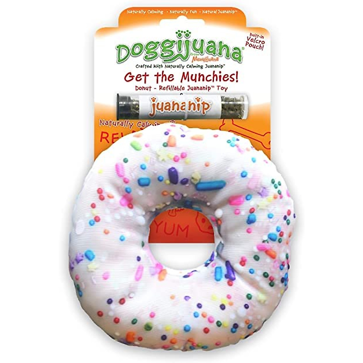 Doggijuana Get Outside Hiking Boot and Get The Munchies Donut / Refillable Catnip Dog Toys / Juananip Refill Bottle / Promotes Play and Helps Your Dog Chill