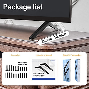 Base TV Stand for TCL Roku TV Legs, for TCL 40inch 43inch 49inch 50inch 55inch 65inch TV Stand 40S325 40S303 43S425 49S517 50S435 50S433 55S431 65S435 with Screws & Instructions