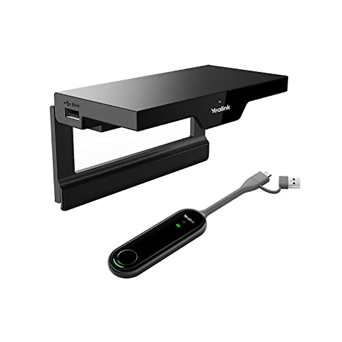 Yealink RoomCast Wireless HDMI Transmitter and Receiver 4K, Up to 4 Screens Casting Wireless Presentation System, Equipped with WPP30 Plug & Play, Collaboration with Yealink A20 A30, no App Needed