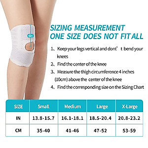 Galvaran Knee Brace with Side Stabilizers Relieve Meniscus Tear Knee Pain ACL MCL Arthritis,Joint Pain Relief, Breathable Adjustable Knee Support Suitable for Men and Women with Sports Injuries