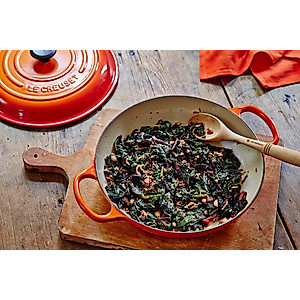 Le Creuset Enameled Cast Iron Signature Braiser, 3.5 qt., Flame