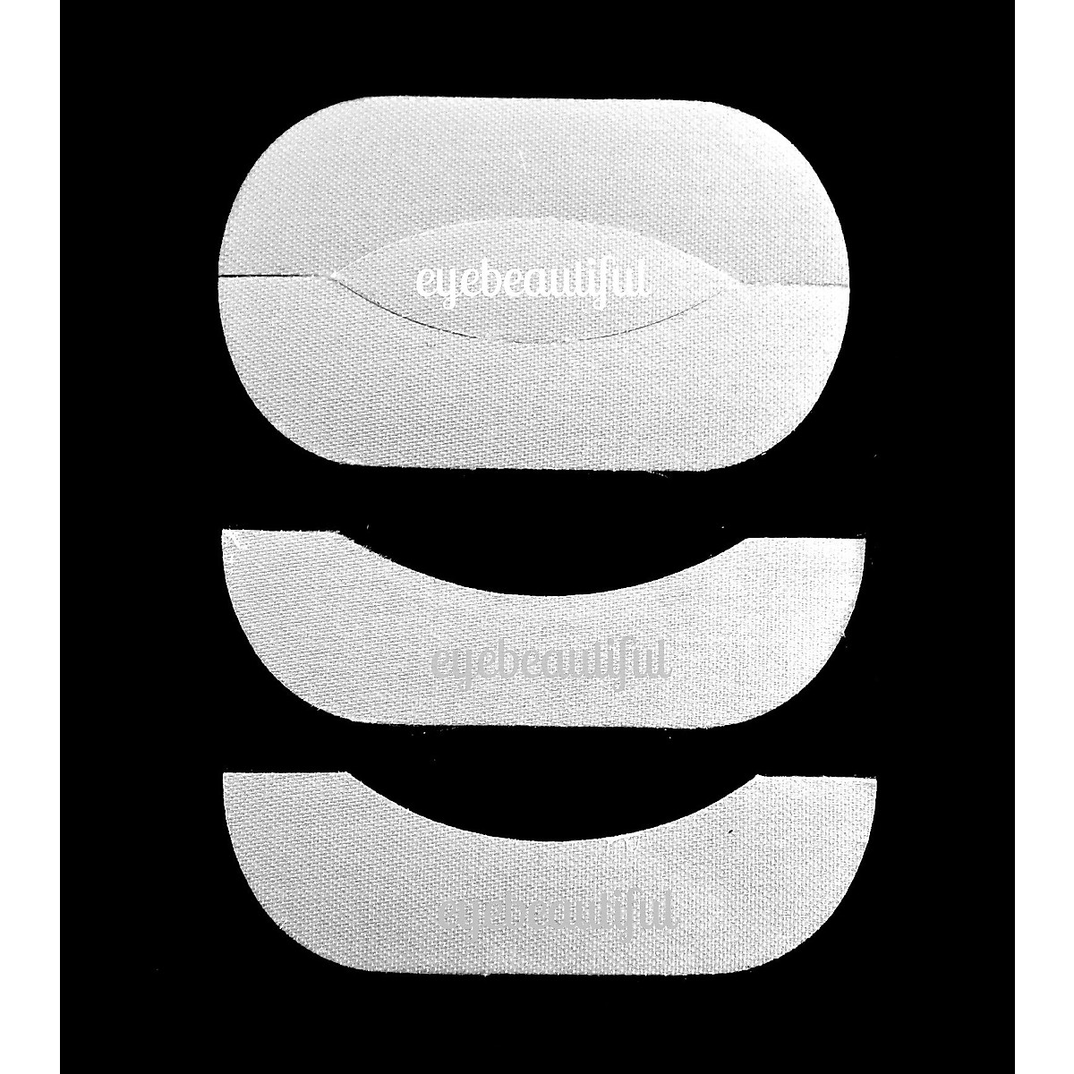 50 Pairs- Eyelash Extension Silk & Lint Free Under Eye Pad Stickers By Eye Beautiful