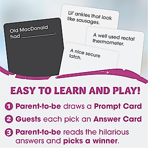 Ultimate Baby Shower Game - Unique, Hilarious, & A Little Bit Spicy - Fun for Baby Boy or Girl, Gender Reveal Party Game, Guest Book Alternative, and Sprinkle Ideas by Fink & Fink Games