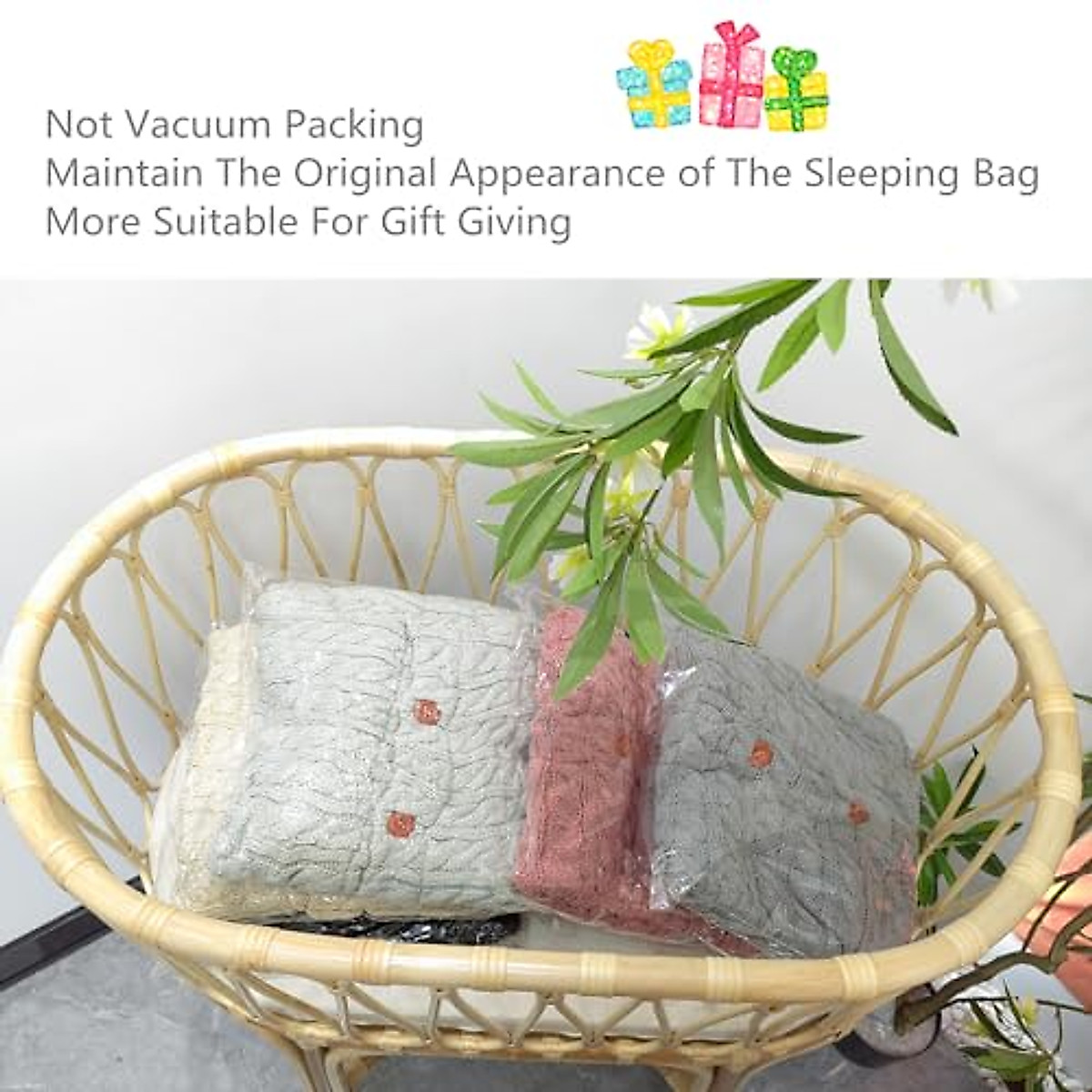 insular Warm Baby Sleeping Bag Envelope Winter Kid Sleepsack Footmuff Stroller Knitted Sleep Sack Newborn Knit Wool Swaddling Blanket (Gray)