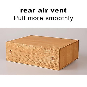 OOCCO Desktop Drawer Cabinet,Flat File Cabinet Storage,Office Supplies A4/Receipt File Organizer,Desktop Storage Box with Lockable Drawers,1/2/2 Tier with Lock (Size : 40 * 30 * 36CM/16 * 12 * 14IN)