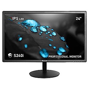 HAJAAN S240i 24 Inch Flat Screen Full HD Widescreen IPS LED Monitor (HDMI and VGA) 1920X1080 Resolution at 75Hz 5ms Response Time