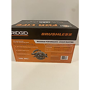 18V Brushless Cordless 7-1/4 in. Circular Saw, Black, Grey, Orange
