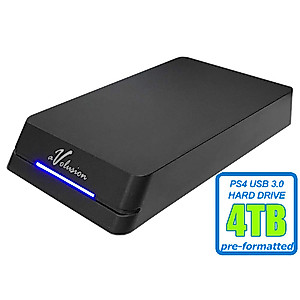 Avolusion HDDGear Pro 4TB (4000GB) 7200RPM 64MB Cache USB 3.0 External Gaming Hard Drive (Designed for PS4 Pro, Slim, Original) - 2 Year Warranty