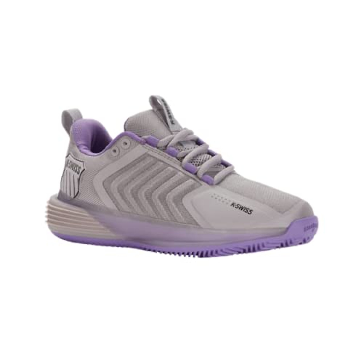 K-Swiss Women's Ultrashot 3 HB Tennis Shoe, Raindrops/Paisley Purple/Moonless Night, 10 M
