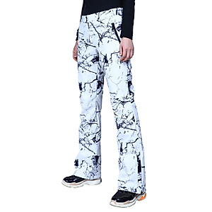 33,000ft Women's Softshell Snow Pants Waterproof Warm Ski pants Insulated Ripstop Snowboard Winter Pants