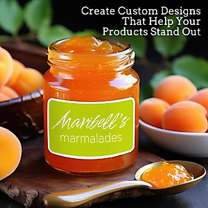 ChromaLabel 2 x 3 Inch Printable Labels, Office Labels & Stickers Compatible with Laser and Inkjet Printers - 25 Label Sheets, 250 Label Stickers, White