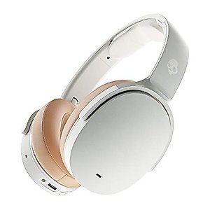 Skullcandy Hesh ANC Over-Ear Wireless Headphones, 22 Hr Battery, Microphone, Works with iPhone Android and Bluetooth Devices - White
