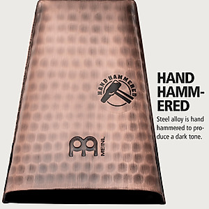 Meinl Percussion STB625HH-C 6 1/4-Inch Hand Hammered Steel Cowbell, Copper Color Finish