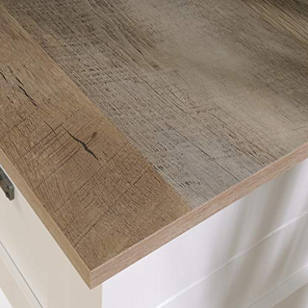 Sauder Cottage Road Desk, Soft White finish