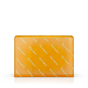 Neutrogena Original Amber Bar Facial Cleansing Bar with Glycerin, Clean-Rinsing, Transparent Face Soap, Free of Harsh Detergents, & Dyes, 3.5 oz