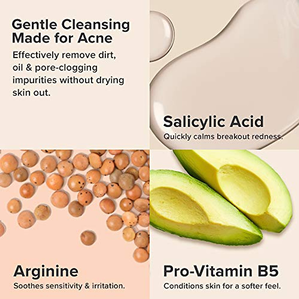 Paula's Choice CLEAR Pore Normalizing Cleanser, Salicylic Acid Acne Face Wash, Redness & Blackheads, 6 Ounce