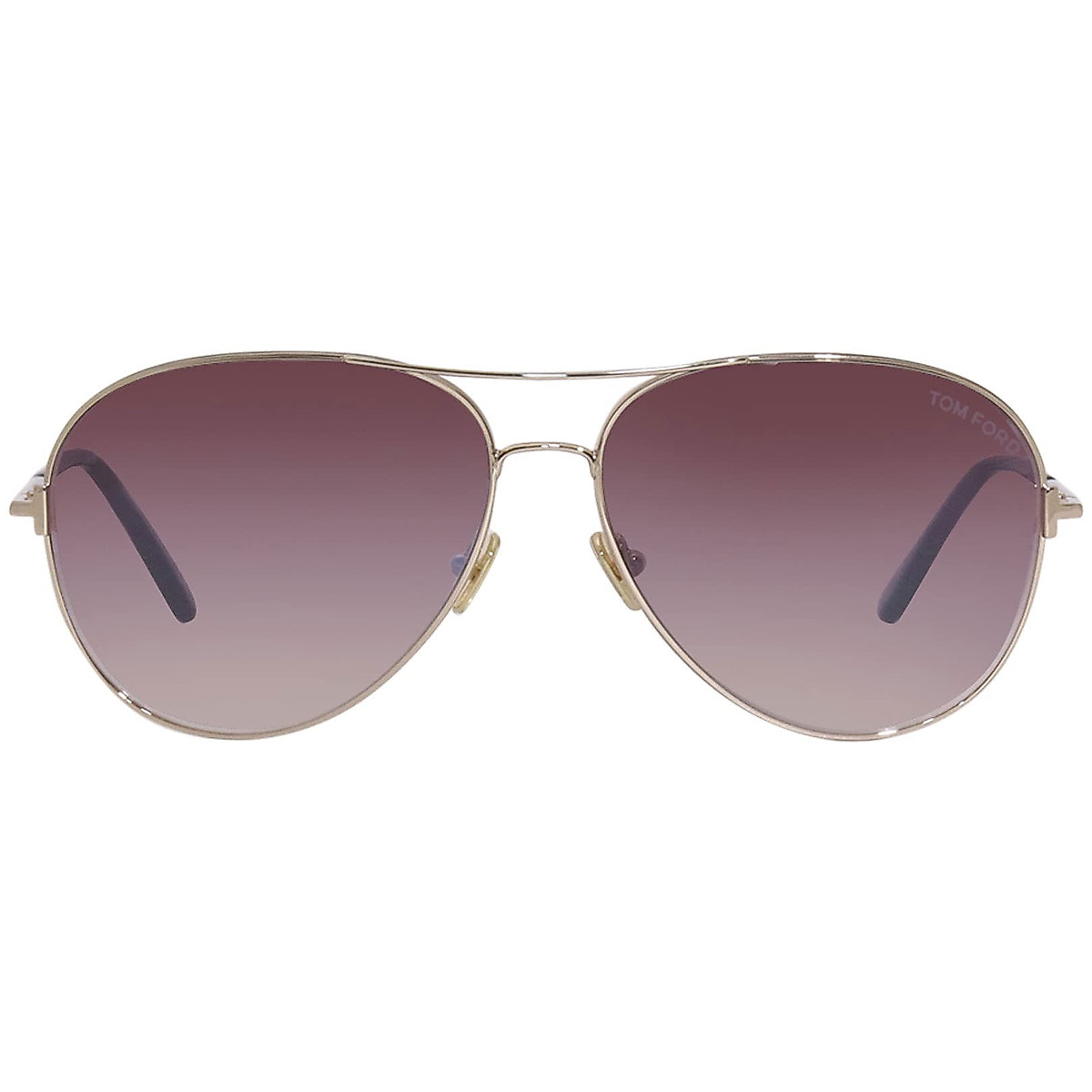 Tom Ford CLARK FT 0823 Shiny Rose Gold/Burgundy 61/14/140 unisex Sunglasses