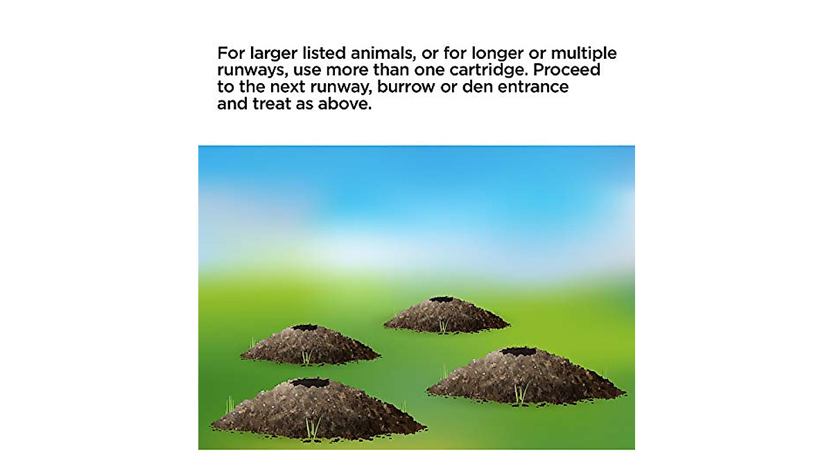 Amdro Gopher and Mole Killer - 6 Gassers, Effective Solution