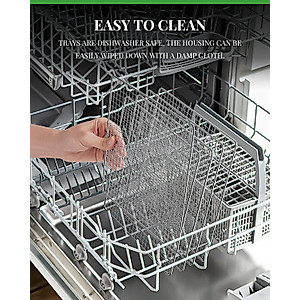 Stainless Steel GDOR Food Dehydrator with 8 Trays, Digital Adjustable Timer & Tempe Control Food Dryer Machine for Jerky, Vegetable, Fruit, Meat, Dog Treat, Herb, and Yogurt, Include More Accessories