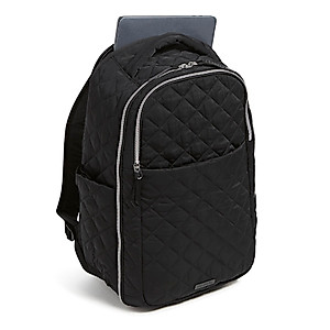 Vera Bradley Performance Twill Backpack Travel Bag, Black