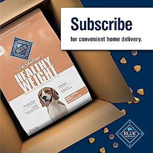 Blue Buffalo True Solutions Weight Control Natural Dry Dog Food for Adult Dogs, Chicken, 4-lb. Bag