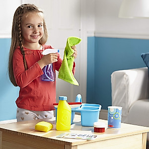 Melissa & Doug Spray, Squirt & Squeegee Play Set - Pretend Play Cleaning Set