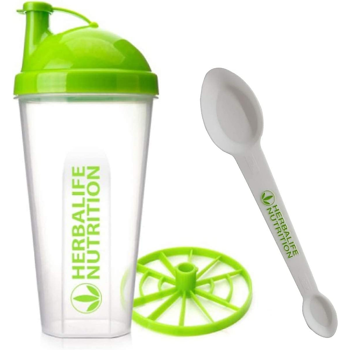 Herbalife Shaker Bottle 13.5-Ounce(400ml) with Blender and Herbalife Spoon 1 pack