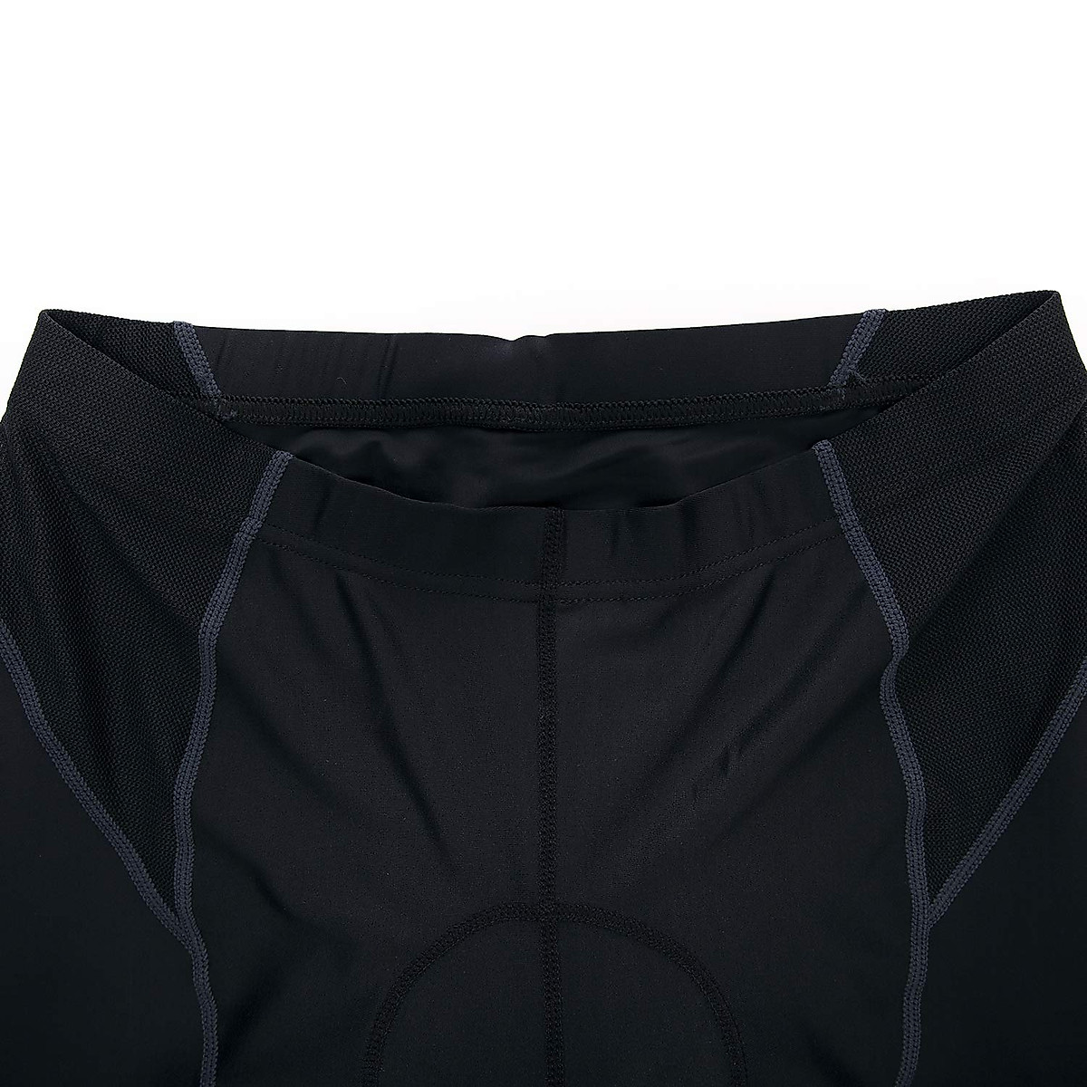 Weimostar Men's Cycling Shorts Padded Bicycle Riding Half Pants Bike Biking Clothes Cycle Wear Tights Black Size L