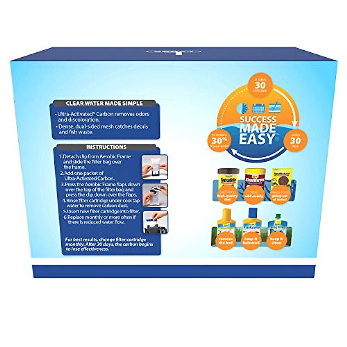 Tetra Whisper Bio-Bag Filter Cartridges For Aquariums - Unassembled BLUE Large