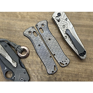 Dark-Ti SEIGAIHA Titanium Scales for Benchmade Bugout 535