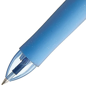 PILOT Frixion 4 Color Ballpoint Pen, Light Blue Body (LKFB-80EF-LB)