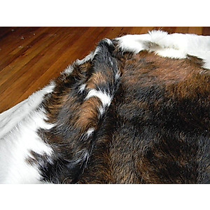 rodeo Cowhide Rug Dark Brindle Size 6x8 Feet Dc