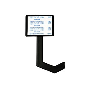 Banana Hanger – Under Cabinet Hook for Bananas or Other Lightweight Kitchen Items. Hook Folds-up When Not in Use. Self-adhesive and Pre-drilled Holes (Screws Provided!) Keep Bananas Fresh.(Black)