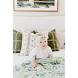 Large Premium Knit Baby Swaddle Receiving Blanket "Desert" by Copper Pearl