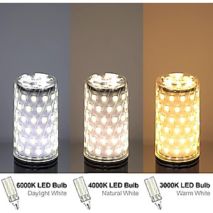 inShareplus E12 LED Bulbs, 16W Candelabra Light Bulbs, Warm White 3000K, CRI80+, 1500LM 120W Equivalent, E12 Base LED Chandelier Bulbs, Non-Dimmable LED Lamp, 6Pack