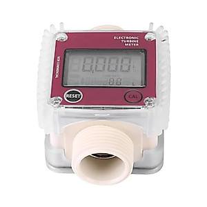 Flow Meter Digital Oil Fuel Flow Meter Gauge for Liquid Water Flow Measuring Instrument for Chemical Industry High Stability and Convenient Operation