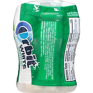 ORBIT WHITE Spearmint Sugarfree Gum, 40 Piece Bottle